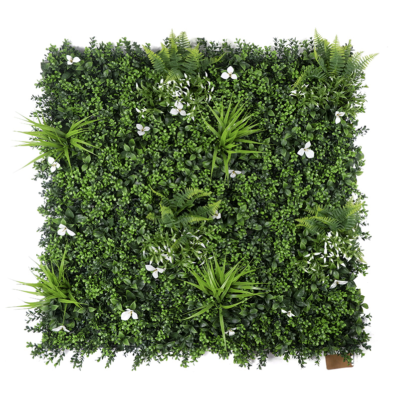 China UV Protection Foliage Boxwood Hedge Panel Artificial Plants Wall ...