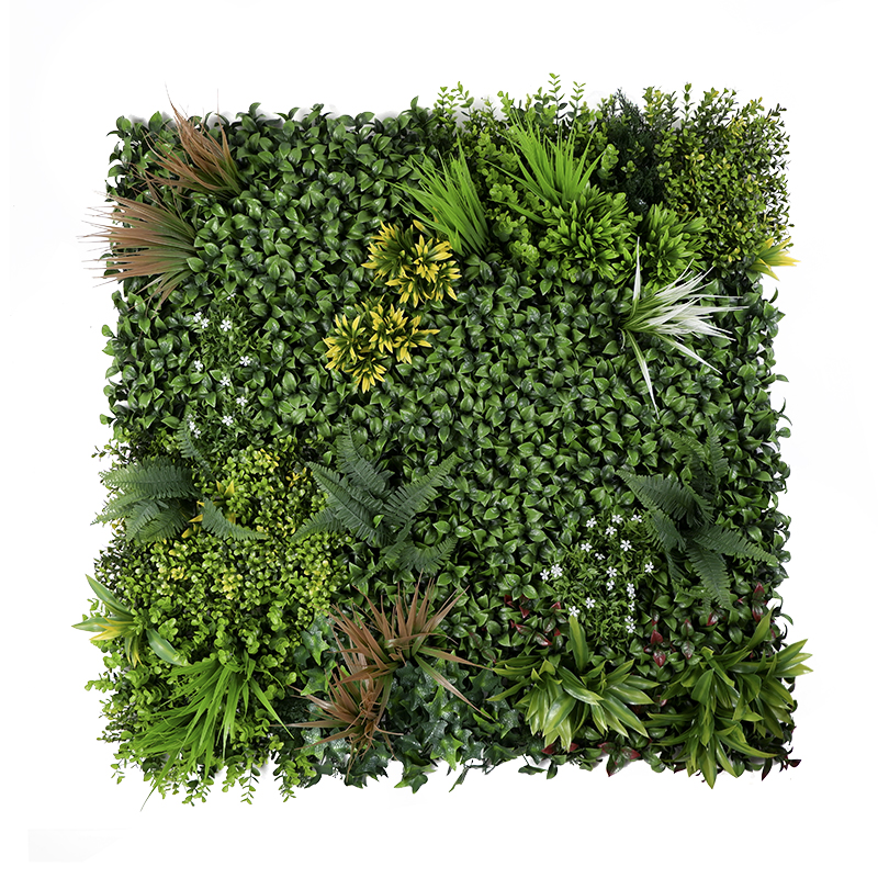 China Outdoor Plant Backdrop Green Mat Panel Hedge Boxwood Artificial ...